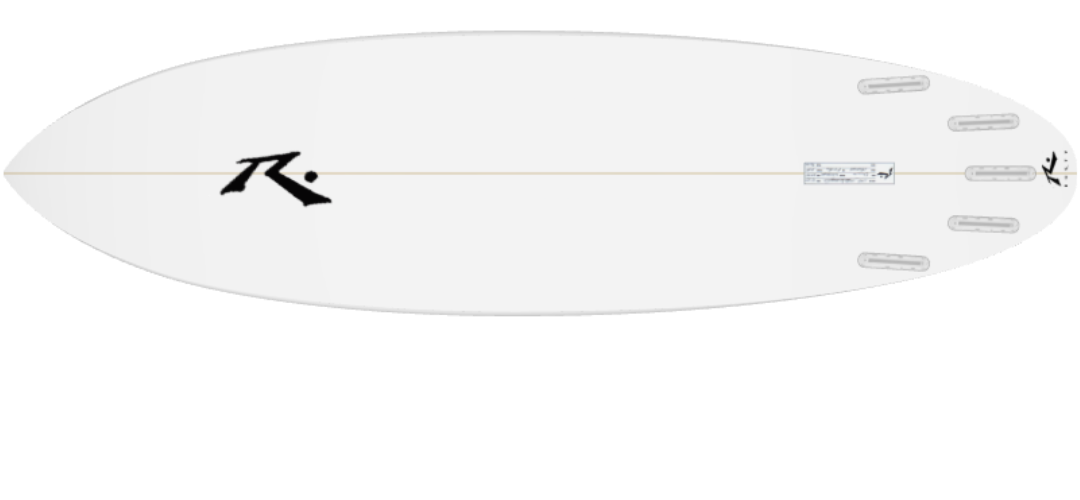 Rusty Zeppelin Hybrid Surfboard | Shop now - Rusty Surfboards Europe